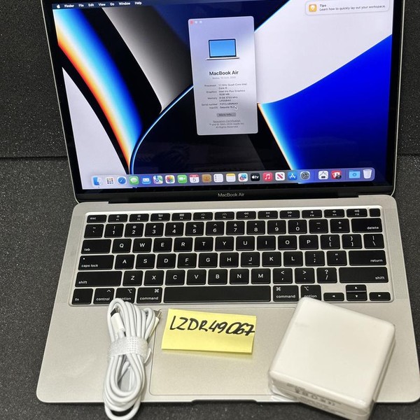 MacBook Air 2020 - 13" - 512GB, Silver, 8GB, Intel Core i5 - LZDR49067 ...