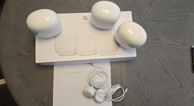 Google Nest Wifi Pro 6e Mesh Router - Snow, 2-Pack - LYIW54004 - Swappa