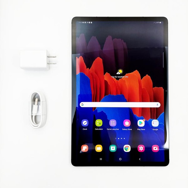 Samsung Galaxy Tab S7 Plus - Wi-Fi, 128GB, Mystic Black, 6GB, SM-T970 ...