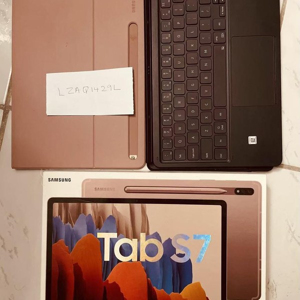 Samsung Galaxy Tab S7 - Wi-Fi, Mystic Bronze, 128GB, 6GB, SM-T870, Wi ...