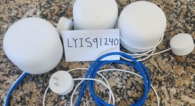 Google Nest WiFi Mesh Router - Snow, 3-Pack - LYIS91240 - Swappa