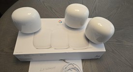 Google Nest Wifi Pro 6e Mesh Router - Snow, 2-Pack - LYIW54004 - Swappa