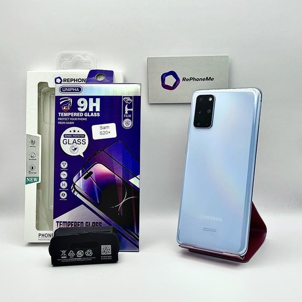 Samsung Galaxy S20 Plus 5G - Unlocked, 128GB, Cloud Blue, 12GB, SM ...