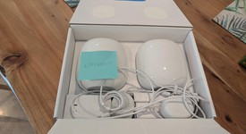 Google Nest Wifi Pro 6e Mesh Router - Snow, 2-Pack - LYIV66510 - Swappa