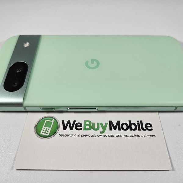 Google Pixel 8a - Unlocked, 128GB, Aloe, 8GB, GKV4X, Sub-6 5G ...