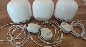 Google Nest Wifi Pro 6e Mesh Router - Snow, 2-Pack - LYIV38335 - Swappa