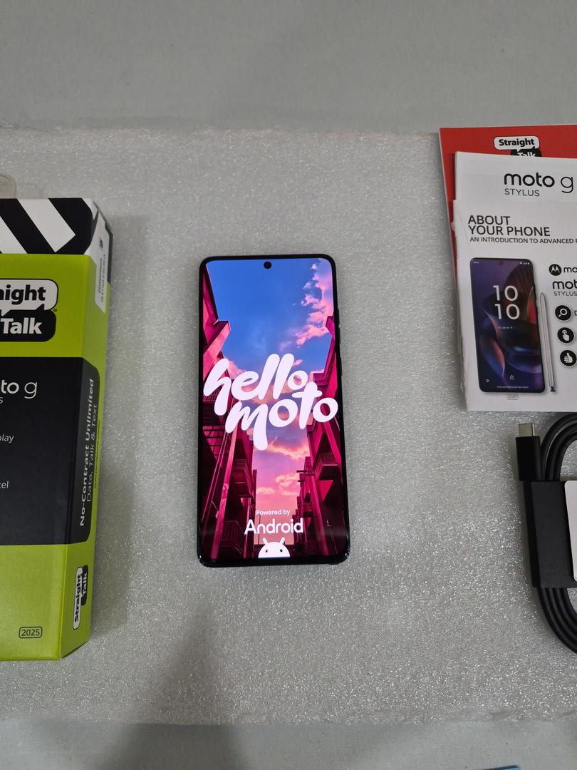 Moto G Stylus 5G (2025) - TracFone, Gibraltar Sea, 128GB, 8GB ...