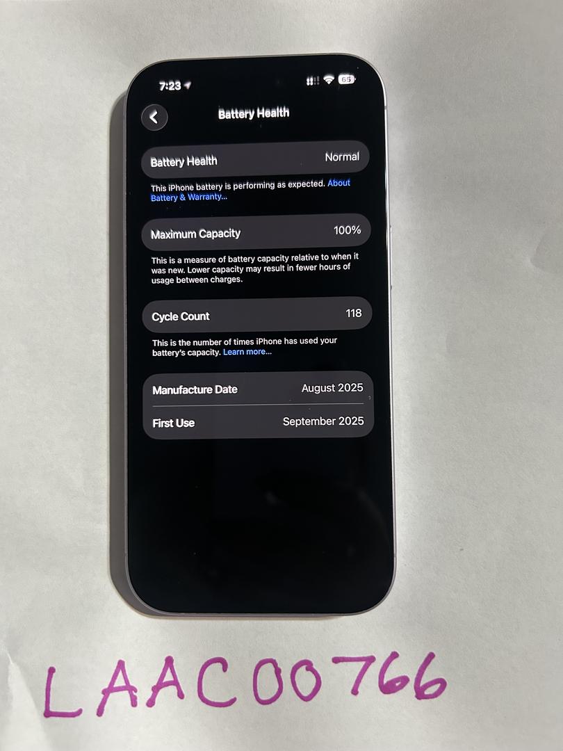 Apple iPhone 17 - Spectrum, Lavender, 256GB, A3258 - LAAC00766 - Swappa