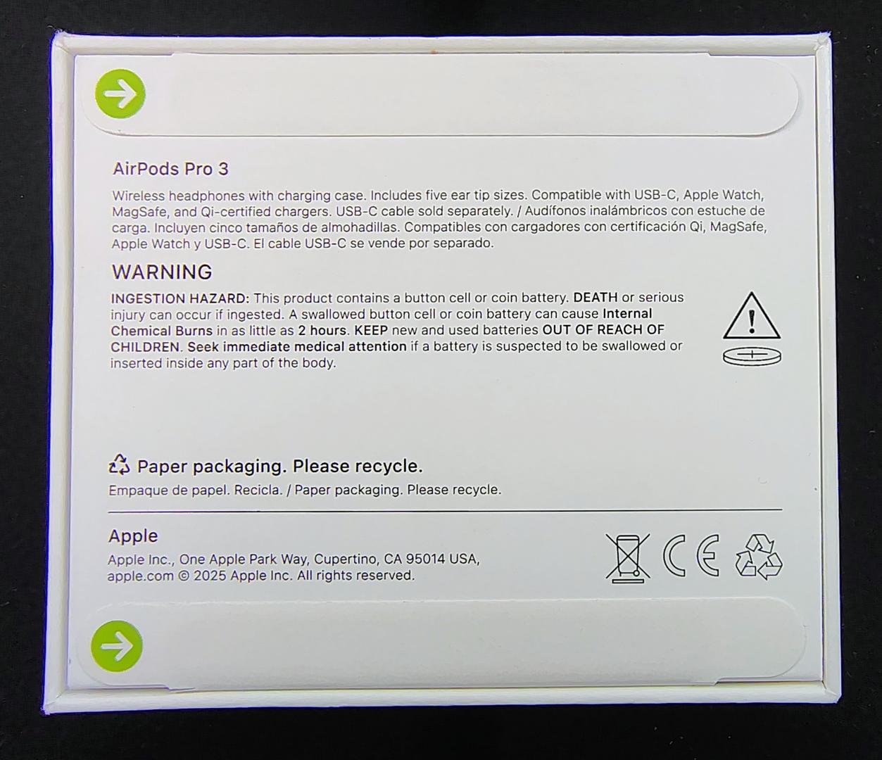 Apple AirPods Pro 3 - LAAM34019 - Swappa