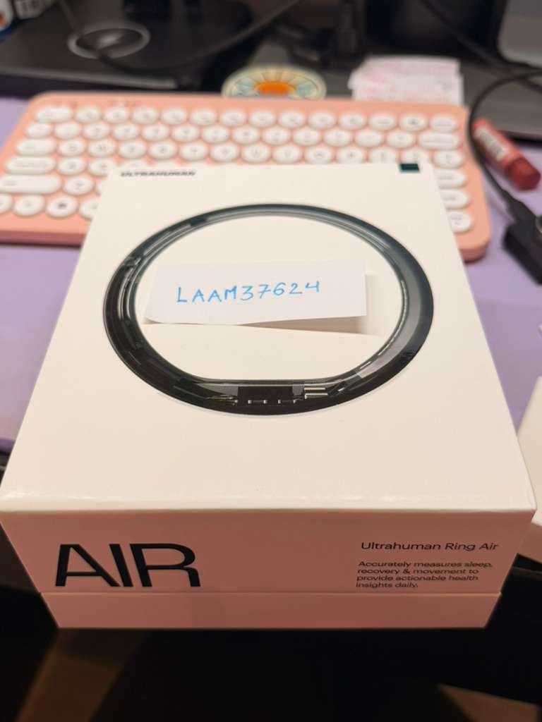 Ultrahuman Ring Air - Titanium - LAAM37624 - Swappa