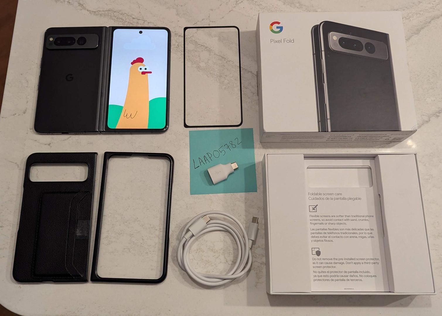 Google Pixel Fold - Verizon, Obsidian, 512GB, 12GB, G9FPL - LAAP05782 ...