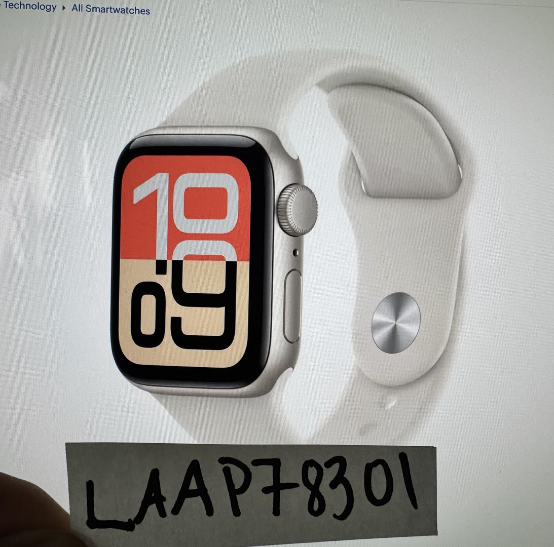 Apple Watch SE 3rd Gen 40mm - Starlight, A3324 - GPS - LAAP78301 - Swappa