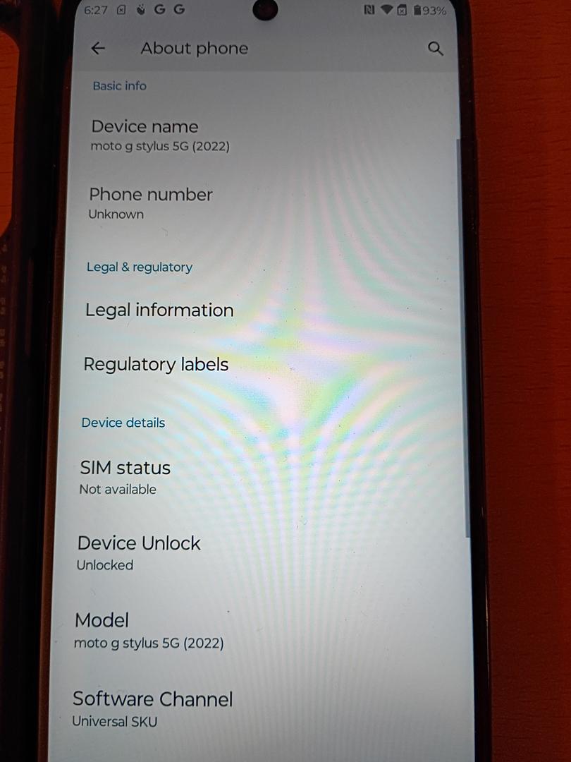 Moto G Stylus 5G (2022) - Unlocked, Blue, 128GB, 6GB - LAAQ76072 - Swappa