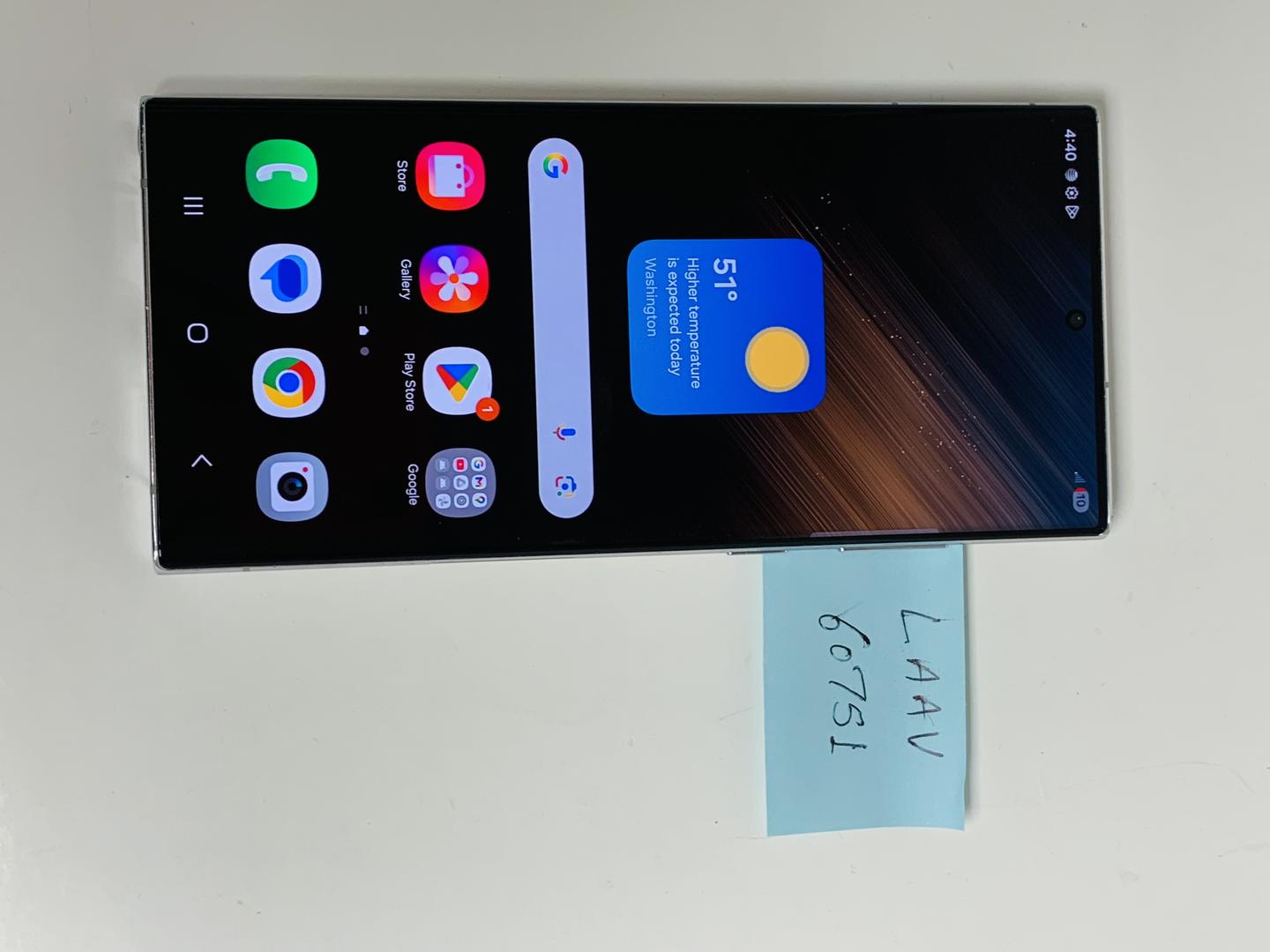 Samsung Galaxy S22 Ultra - Verizon, White, 128GB, 8GB, SM-S908U ...