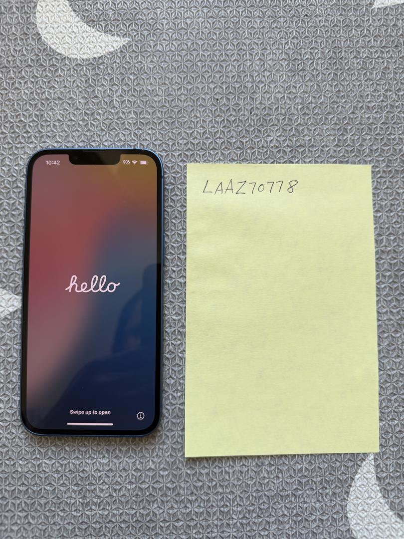 Apple iPhone 13 - Unlocked Non-US, Blue, 128GB, A2633 - LAAZ70778 - Swappa