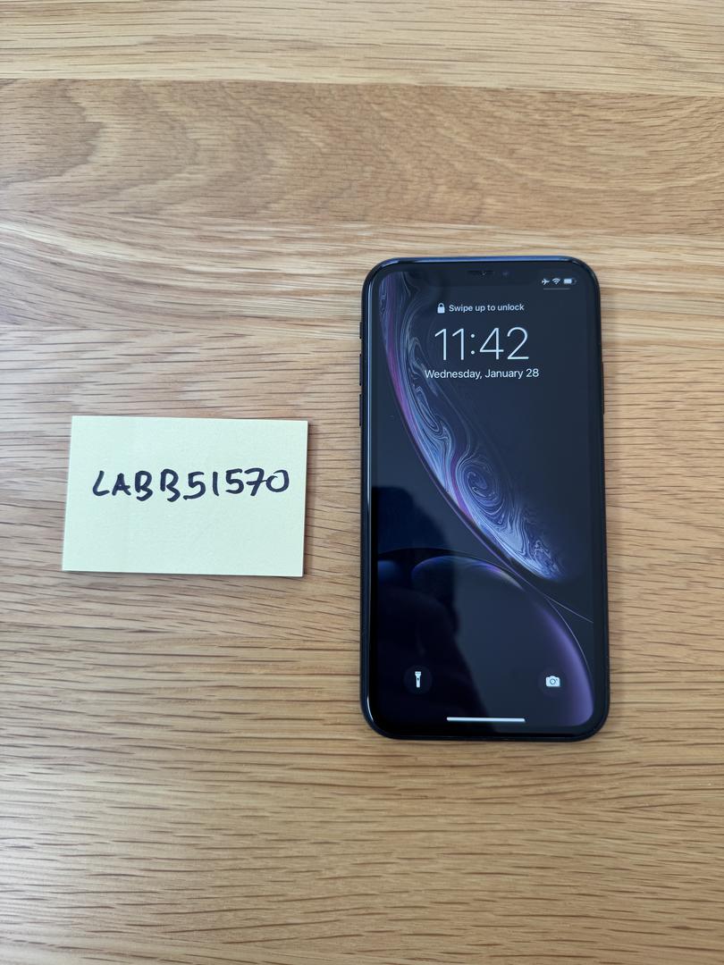 Apple iPhone Xr - Unlocked, Black, 64GB, A1984 - LABB51570 - Swappa