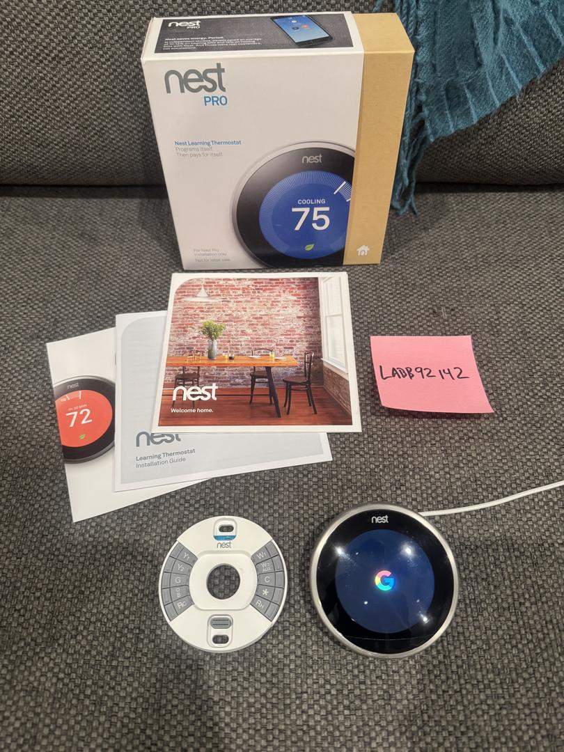 Nest Thermostat 3rd Gen - Silver - LABB92142 - Swappa