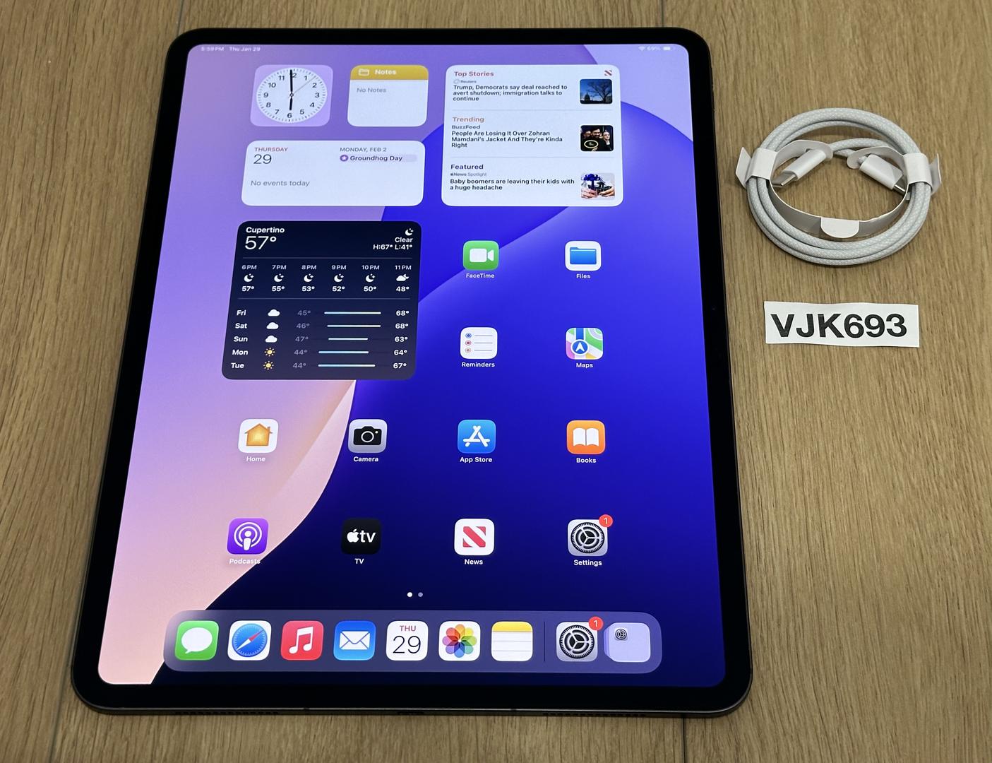 Apple iPad Pro 13" (M4) 2024 - Unlocked, 512GB, Black, 8GB, A2926 ...