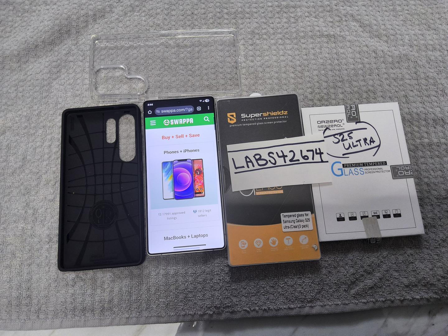 Samsung Galaxy S25 Ultra - AT&T, 256GB, Whitesilver, 12GB, SM-S938U ...