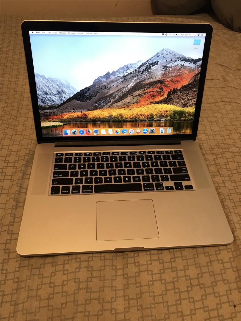 MacBook Pro 2015 (Retina) - 15" - Silver, 256GB, 16GB - LQNI75965 - Swappa