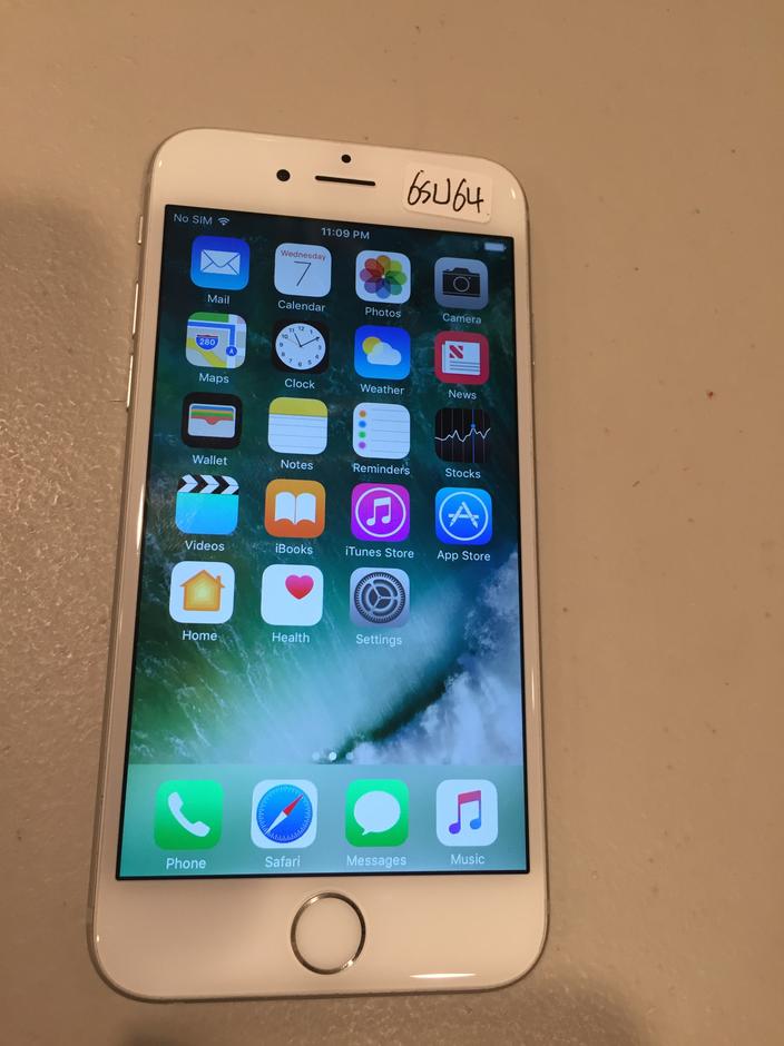 Apple iPhone 6S - Unlocked, Silver, 64GB, A1633 - LRLV15656 - Swappa