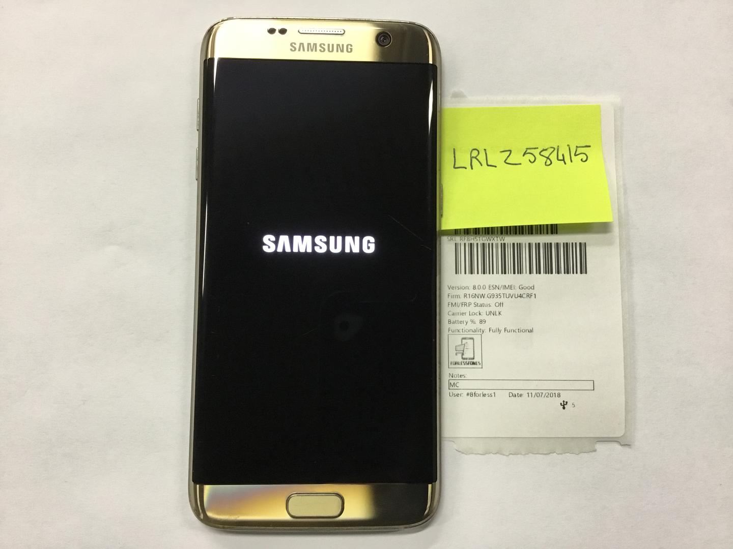 Samsung Galaxy S7 Edge - T-Mobile, Gold, 32GB, SM-G935T - LRLZ58415 ...