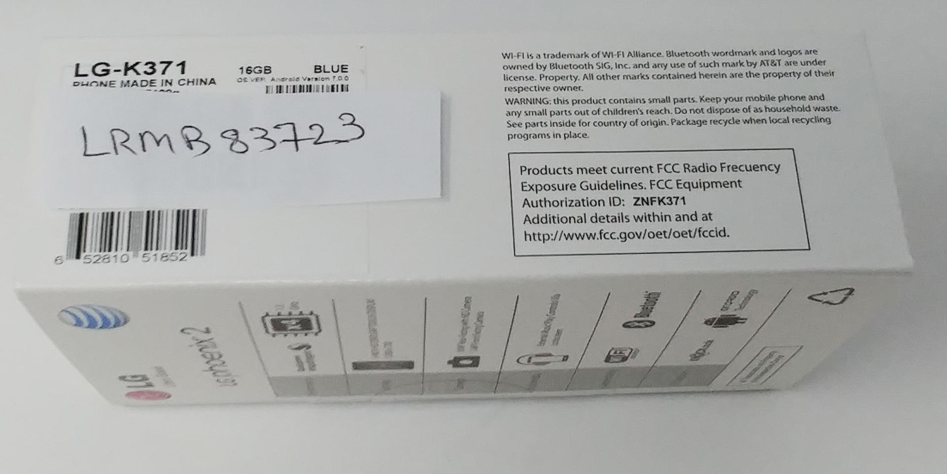 LG Phoenix 2 - AT&T, Blue, 16GB, LG-K371 - LRMB83723 - Swappa