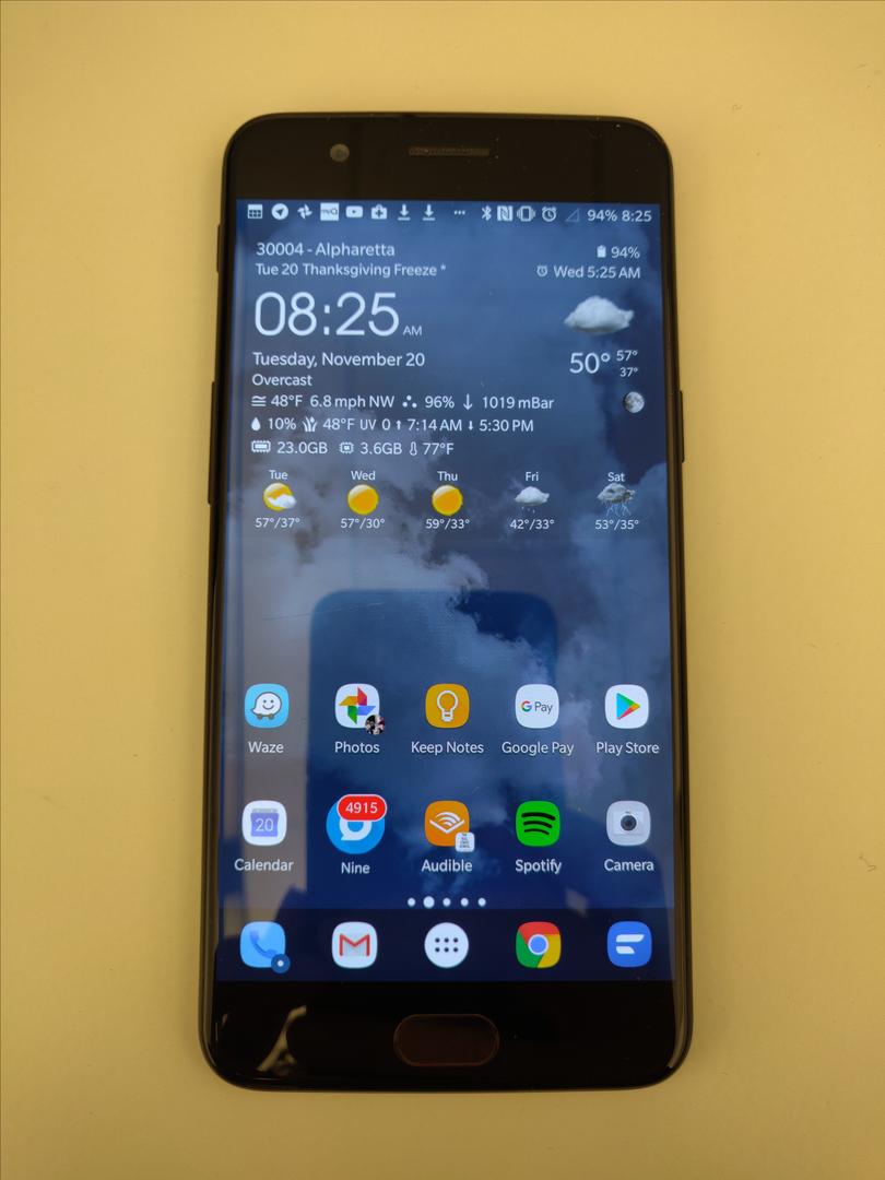 OnePlus 5 - Unlocked, Black, 128GB, 8GB, A5000 - LRMY04290 - Swappa