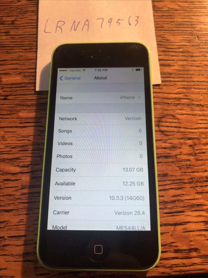 Apple iPhone 5C - Unlocked, Green, 16GB, A1456 - LRNA79563 - Swappa