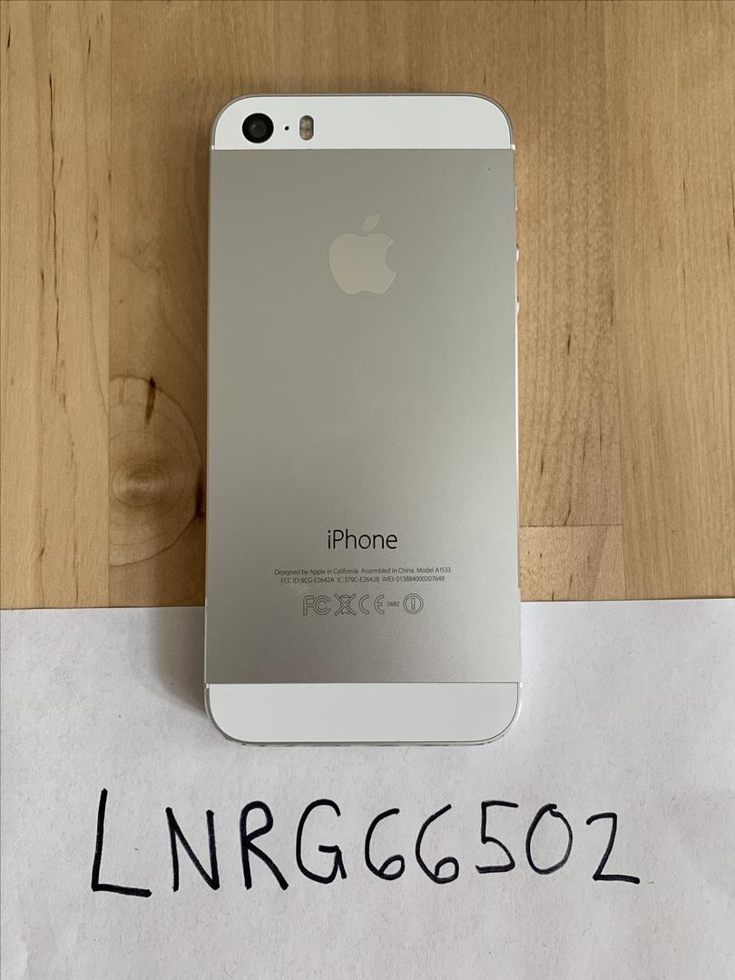 Apple iPhone 5S - Unlocked, Silver, 16GB, A1533, GSM - LRNG66502 - Swappa
