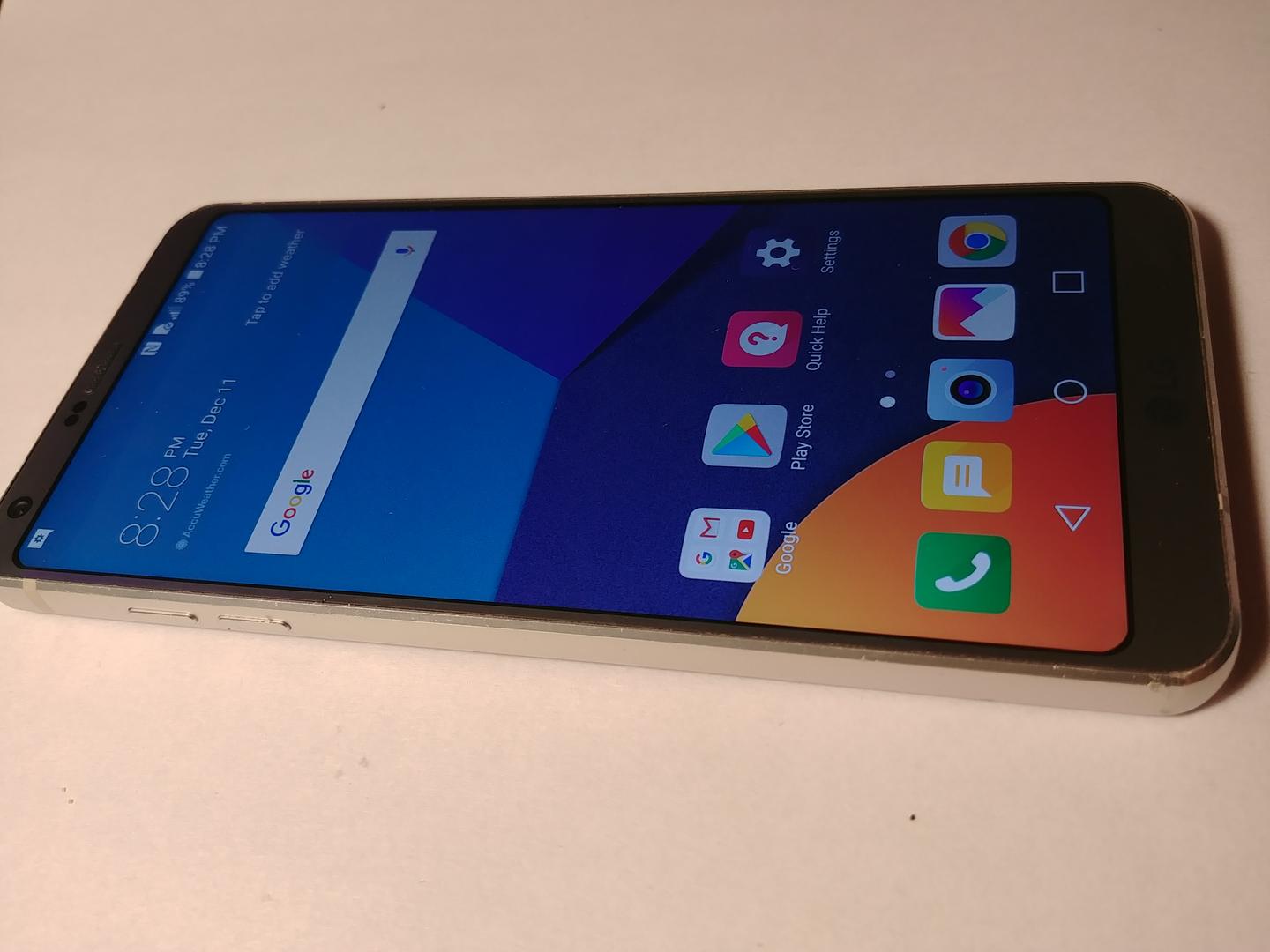 LG G6 - Unlocked, Silver, 32GB, 4GB, US997 - LRNH53838 - Swappa