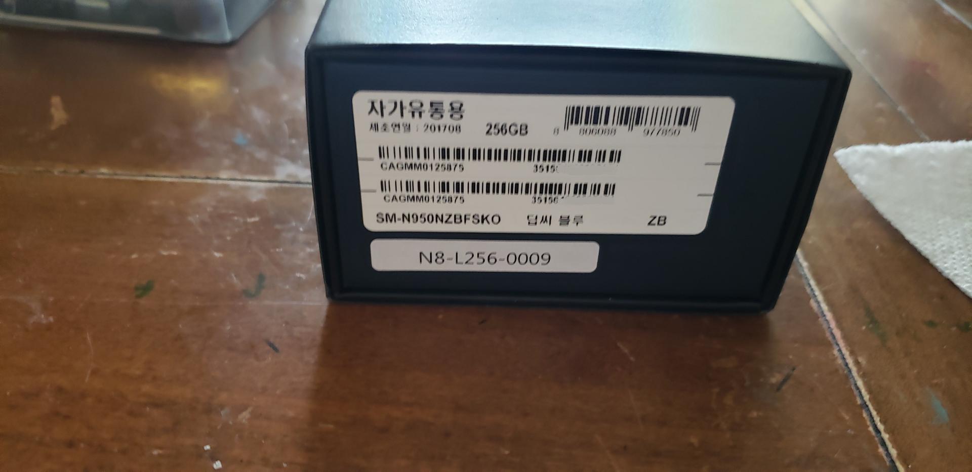 Samsung Galaxy Note 8 - Unlocked Non-US, Blue, 256GB, SM-N950N - LRNO41646 - Swappa