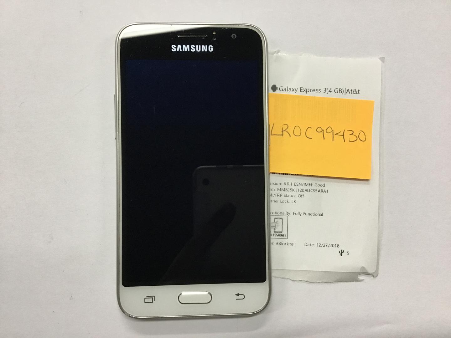 Samsung Galaxy Express 3 - AT&T, White, 8GB, 1GB, J120A - LROC99430 ...