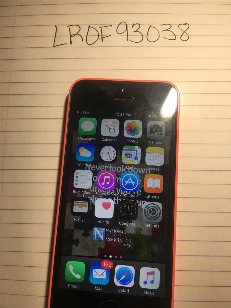 Apple iPhone 5C - Unlocked, Pink, 16GB, A1456 - LROF93038 - Swappa