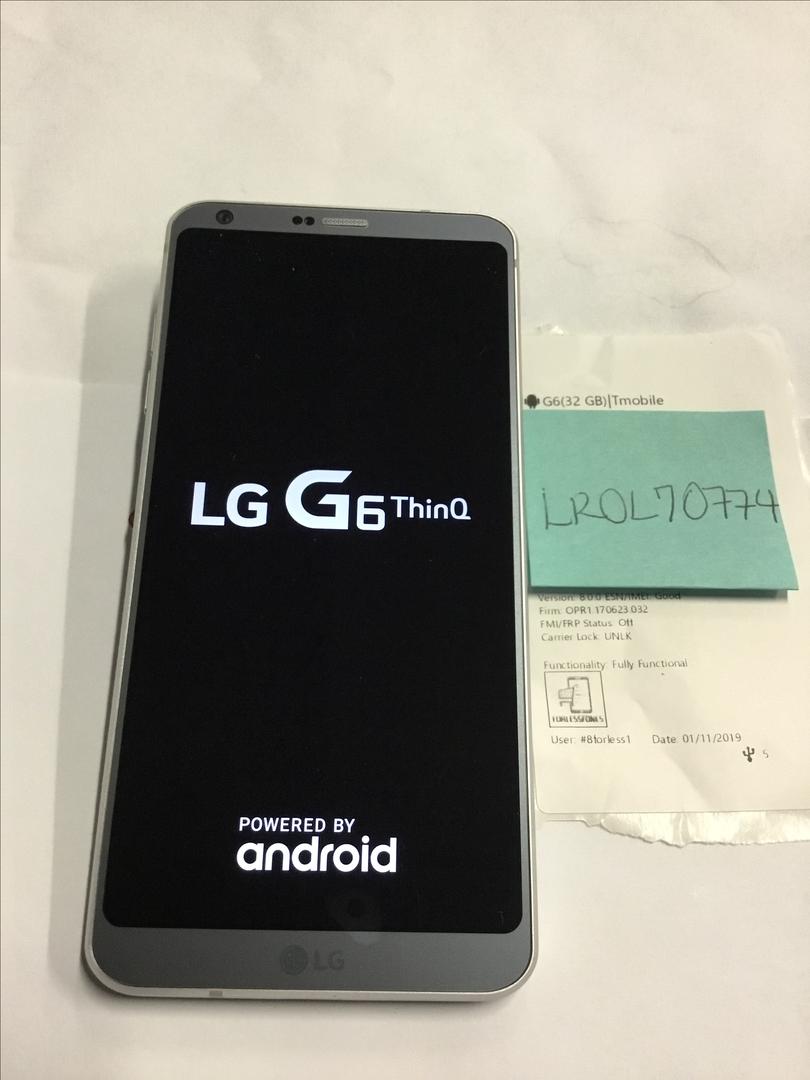 LG G6 - T-Mobile, Silver, 32GB, 4GB, H872 - LROL70774 - Swappa