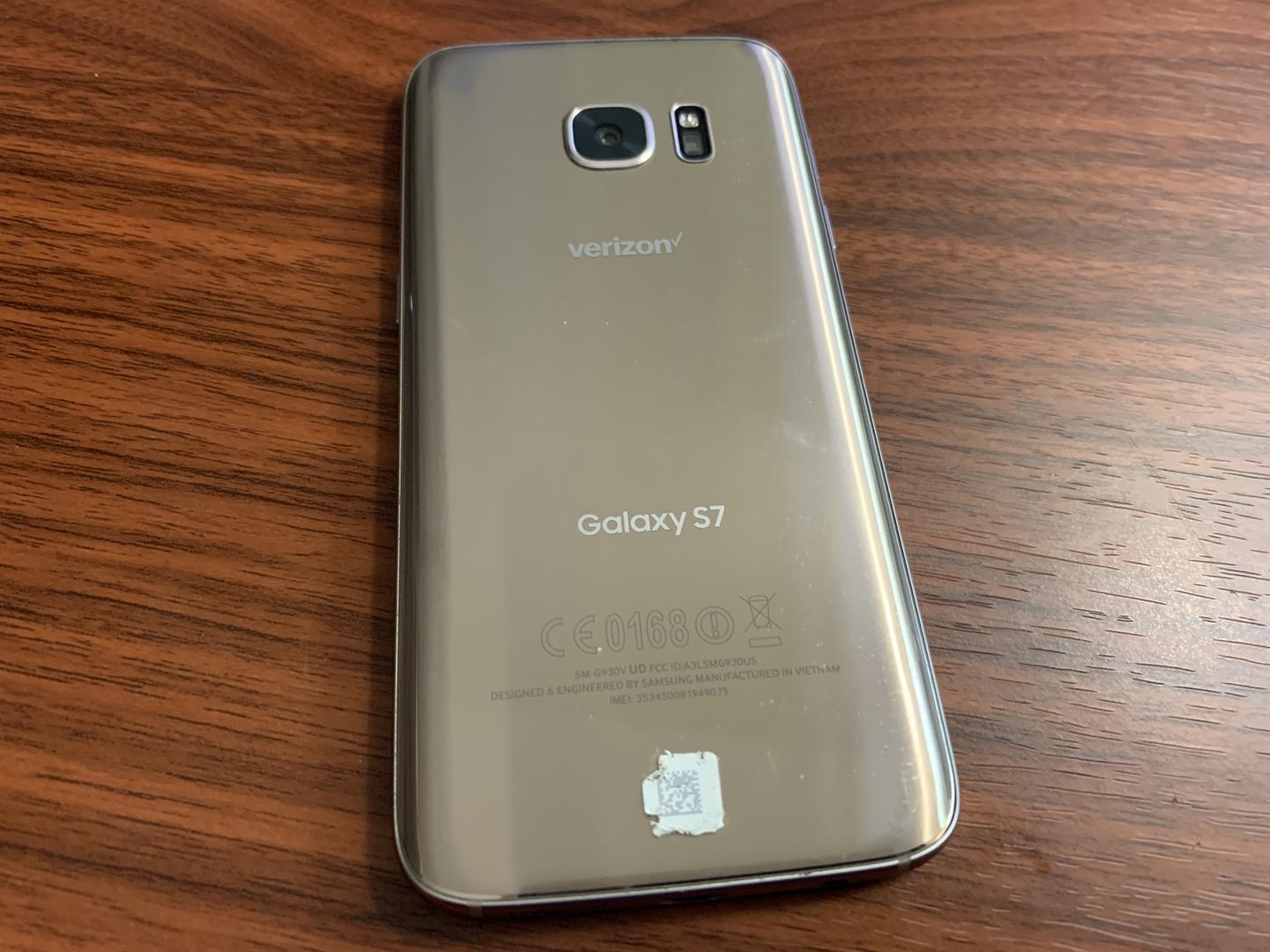 Samsung Galaxy S7 - Verizon, Gold, 32GB, SM-G930V - LROM17265 - Swappa