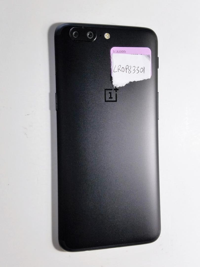 OnePlus 5 - Unlocked, Black, 128GB, 8GB, A5000 - LROP83301 - Swappa