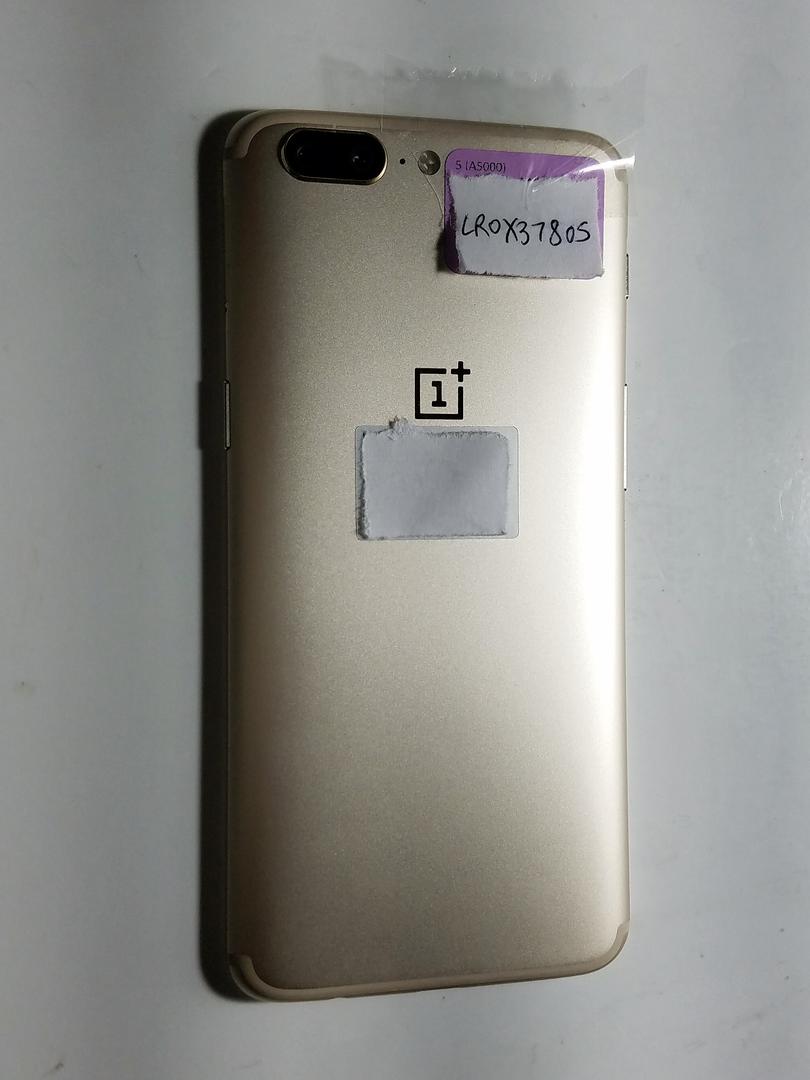 OnePlus 5 - Unlocked, Gold, 64GB, 6GB, A5000 - LROX37805 - Swappa