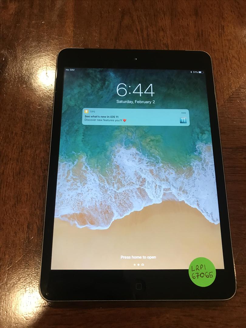 Apple iPad Mini 2 Retina - T-Mobile, Black, 32GB - LRPI67065 - Swappa