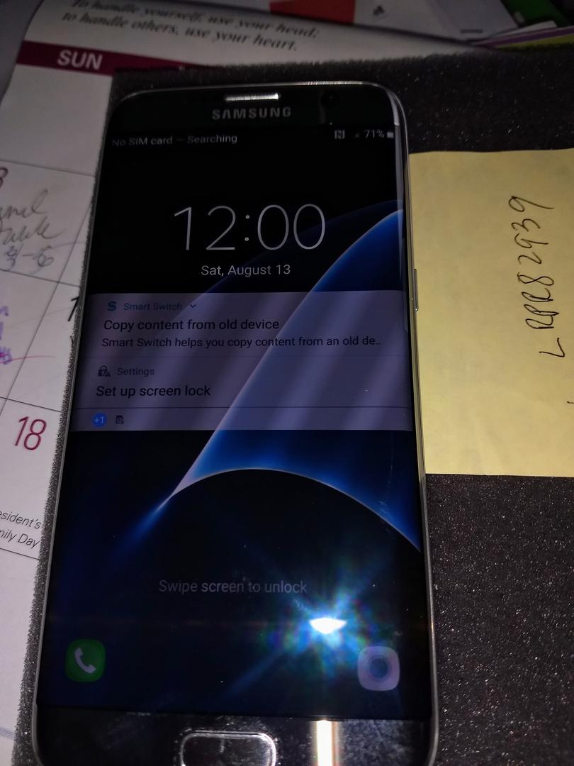 Samsung Galaxy S7 Edge - T-Mobile, Silver, 32GB, SM-G935T - LRPR82939 ...