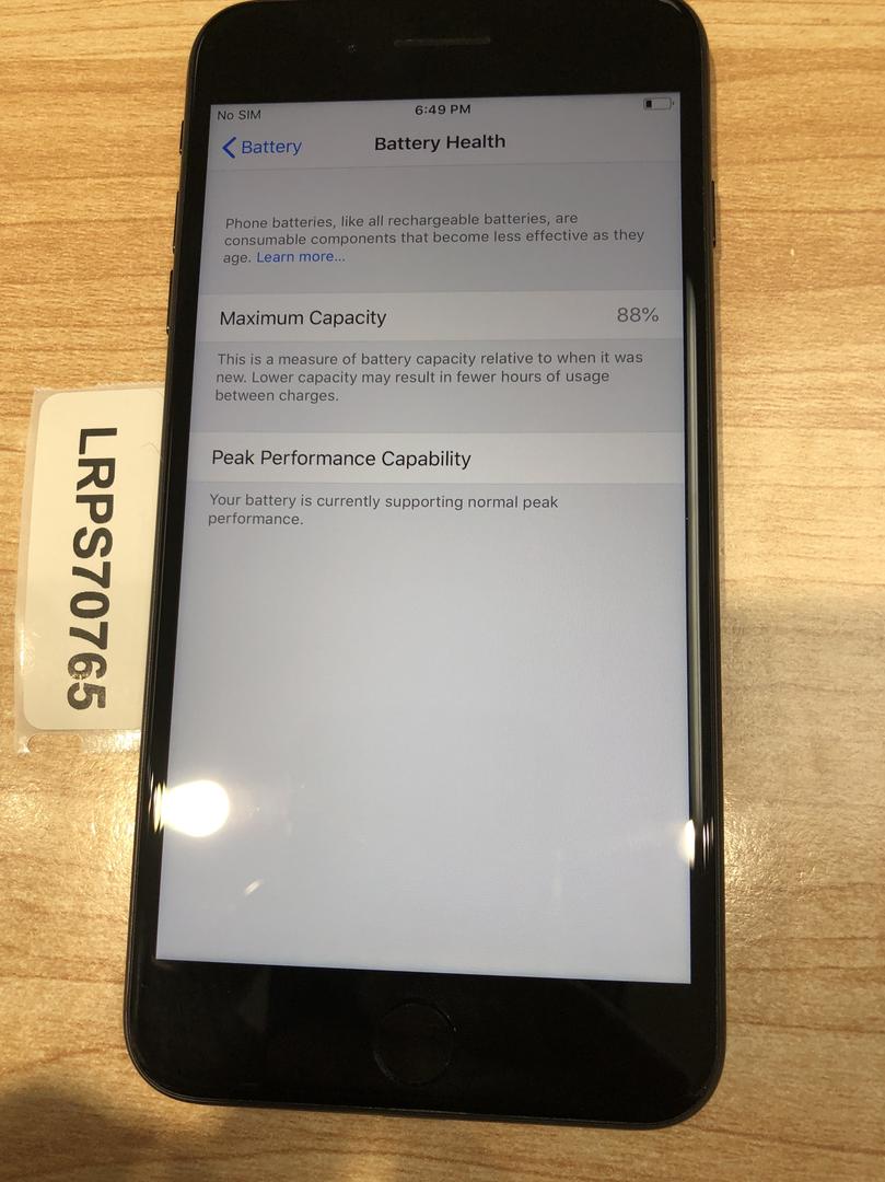 Apple iPhone 7 Plus - Verizon, Black, 128GB, A1661 - LRPS70765 - Swappa