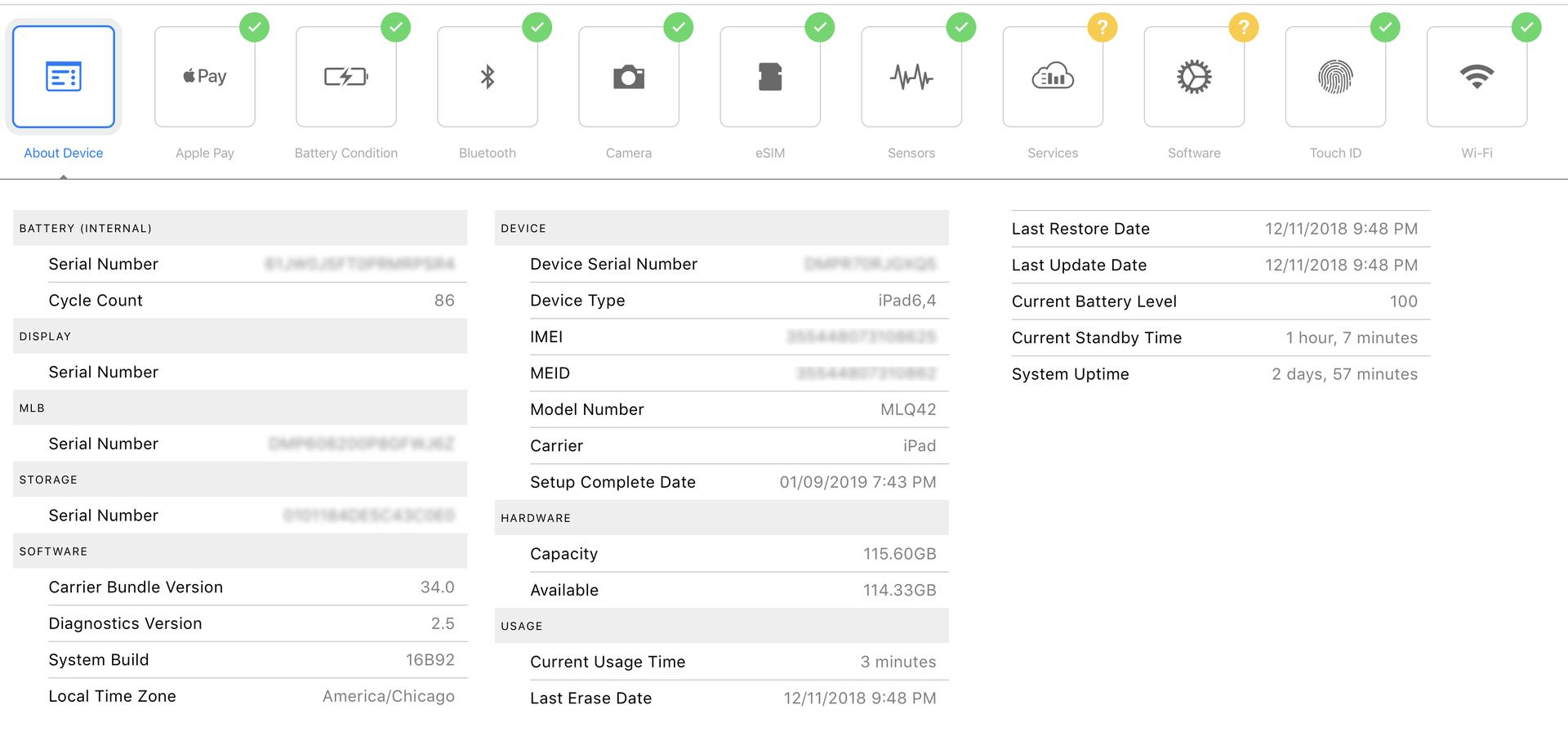 Apple iPad Pro 9.7" - Unlocked, Silver, 128GB, A1674 - LRPX64190 - Swappa