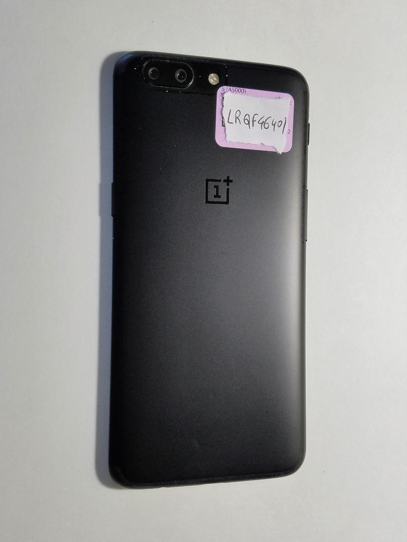 OnePlus 5 - Unlocked, Black, 128GB, 8GB, A5000 - LRQF46401 - Swappa