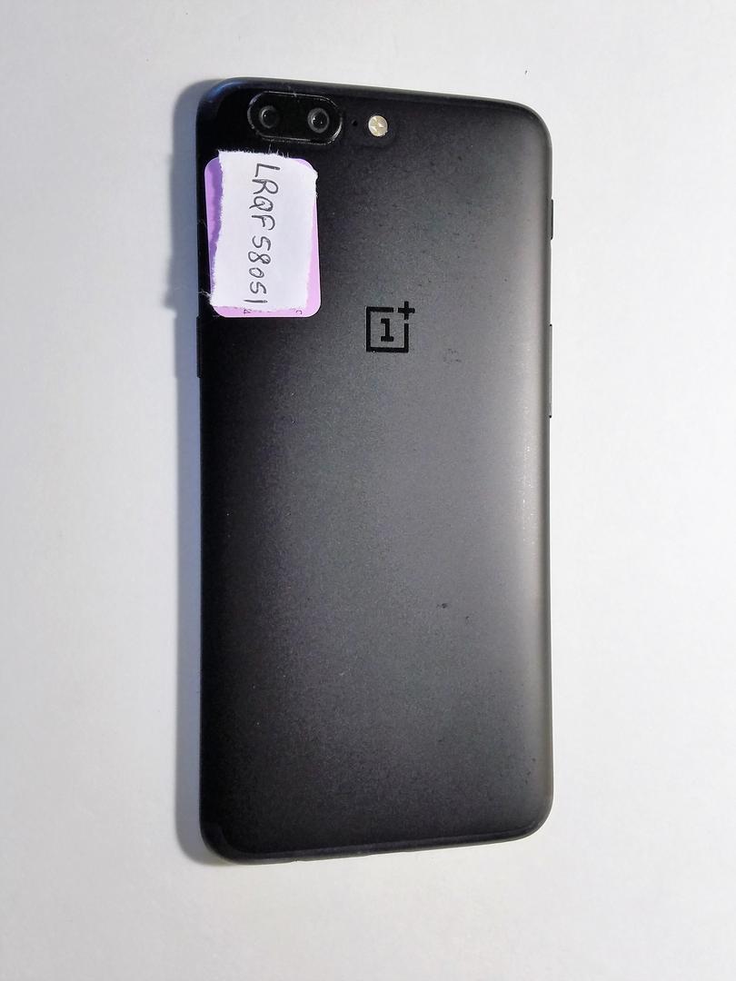 OnePlus 5 - Unlocked, Black, 128GB, 8GB, A5000 - LRQF58051 - Swappa