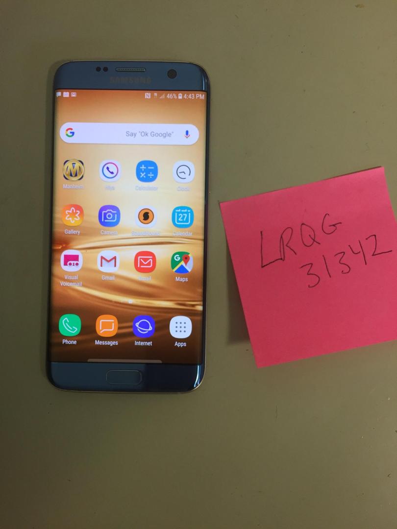 Samsung Galaxy S7 Edge - T-Mobile, Blue, 32GB, SM-G935T - LRQG31342 ...