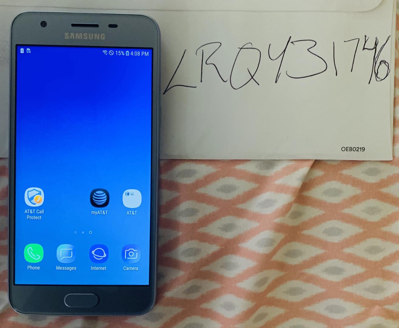 Samsung Galaxy J3 2018 (AT&T) [SM-J337A] - Silver - LRQY31746 - Swappa