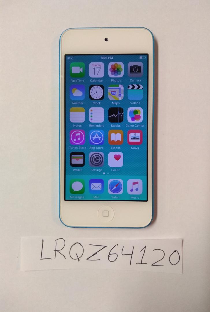 Apple iPod Touch 5th Gen - Wi-Fi, Blue, 32GB - LRQZ64120 - Swappa