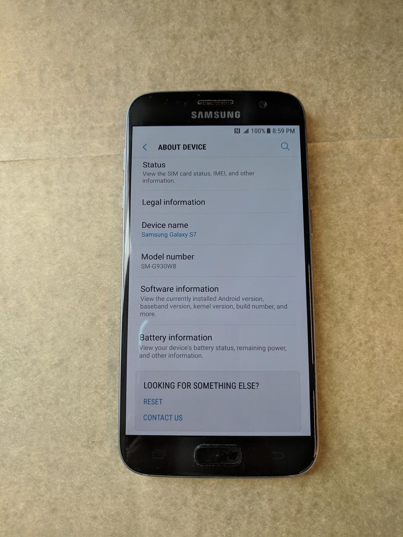 Samsung Galaxy S7 (Unlocked) [SM-G930W8] - Black, 32 GB - LRRM09786 ...