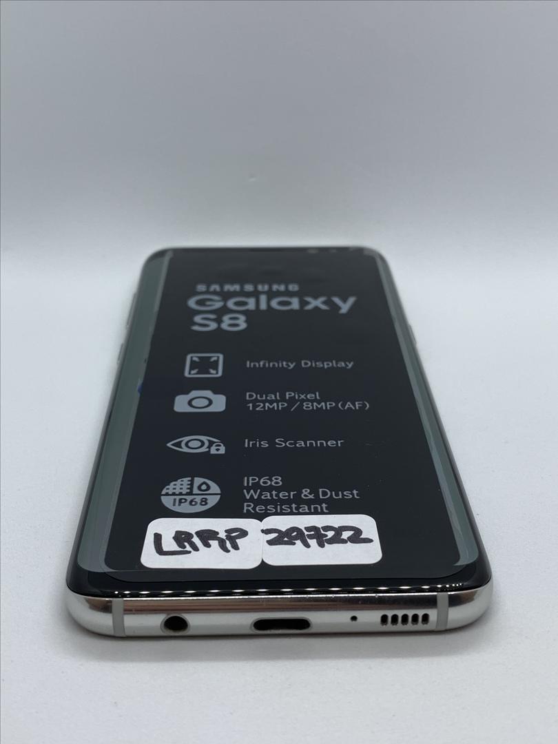 Samsung Galaxy S8 - T-Mobile, Silver, 64GB, 4GB, SM-G950U - LRRP29722 ...