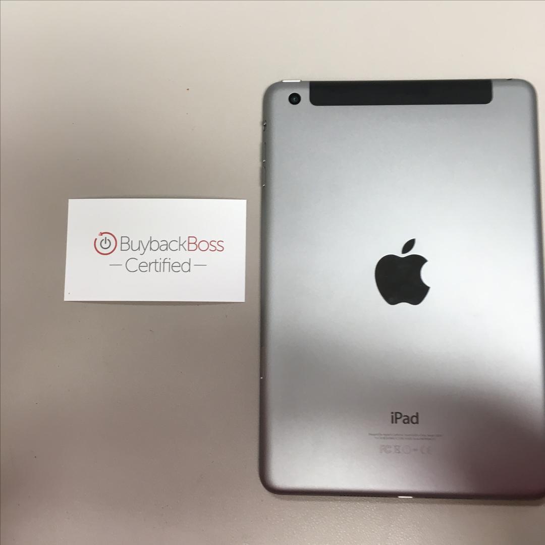 Apple iPad Mini 3 - Unlocked, Gray, 16GB, A1600 - LRSL33946 - Swappa